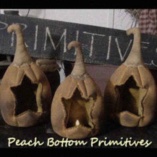 Primitive Pumpkin Pattern - Etsy