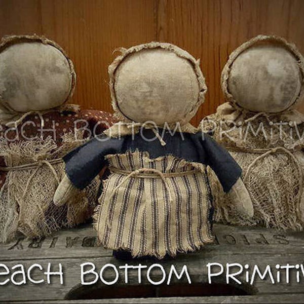Primitive Doll Pattern - Etsy
