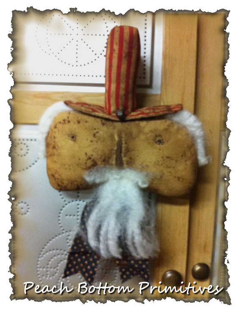 DIGITAL FILE Primitive Americana Uncle Sam Door Greeter Wall Hanger ...