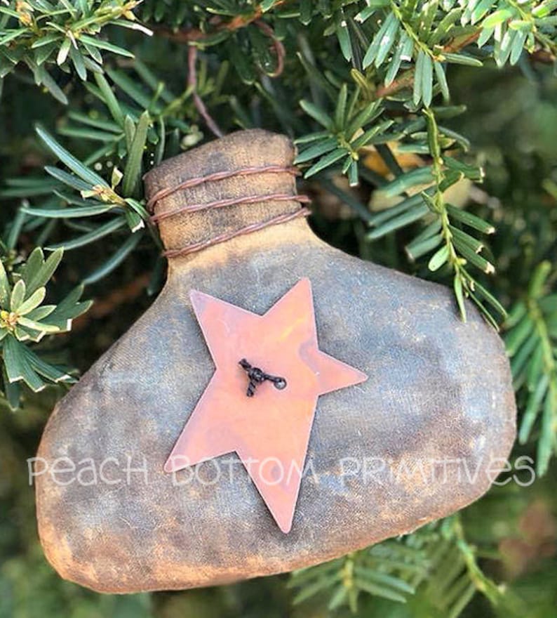 DIGITAL FILE Primitive Christmas Ball Tree Ornaments Sewing Pattern ...