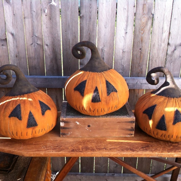 Primitive Pumpkin Pattern - Etsy