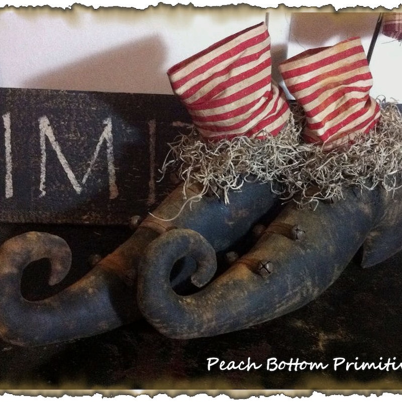 Primitive Fabric Stocking - Etsy