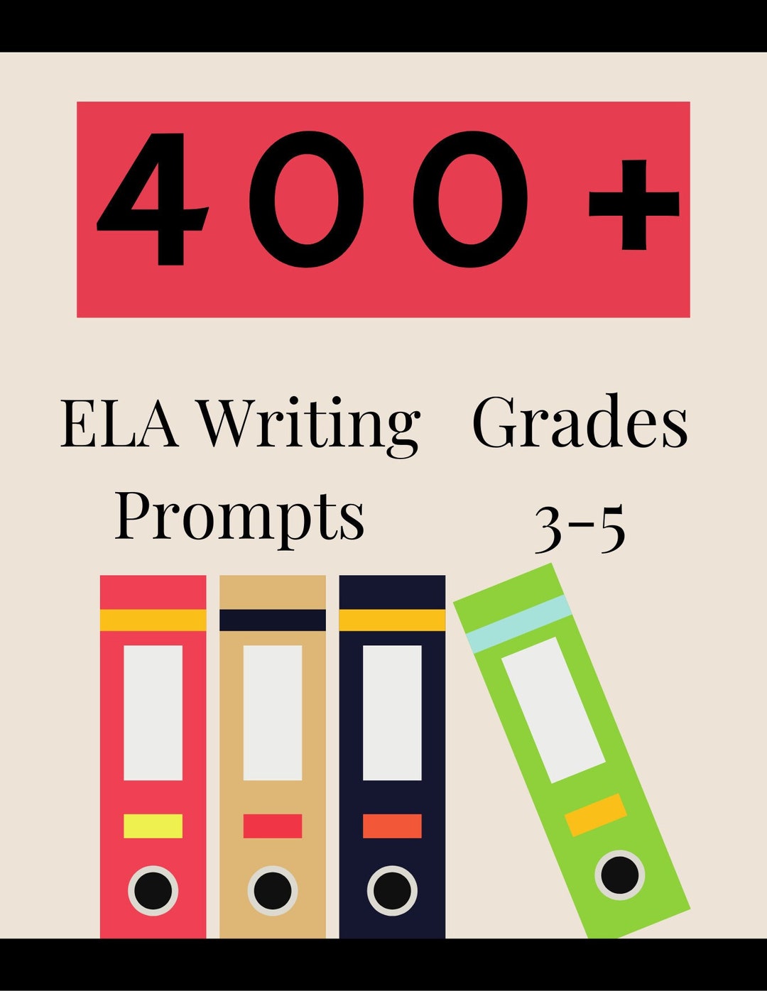 400+ English Writing Prompts for Grades 3-5 (including Holidays) - Etsy