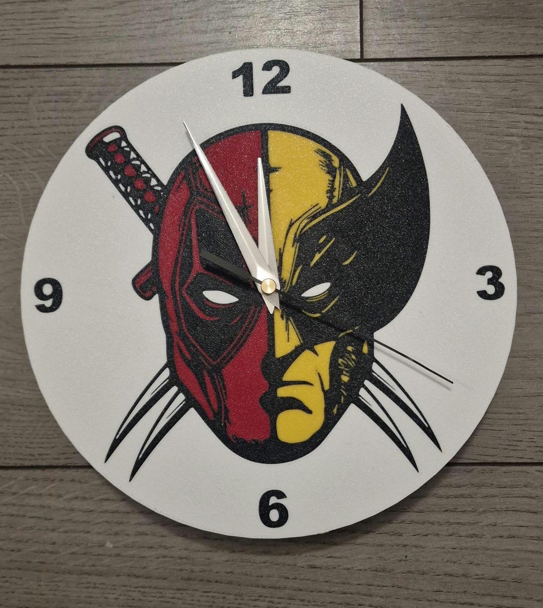 Deadpool & Wolverine Clock - Etsy