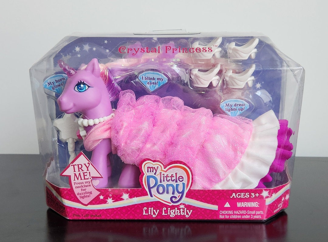 Hasbro MLP My Little Pony Lily Lightly Crystal Princess Light up RARE ...