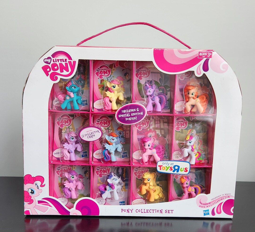 Hasbro MLP My Little Pony Friendship is Magic 12 Pony Collection Set ...