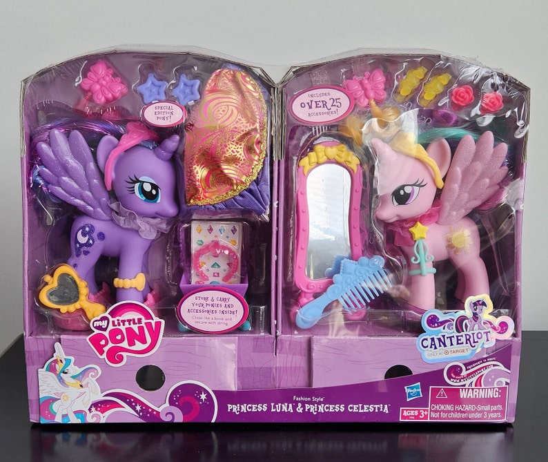 Hasbro MLP My Little Pony Princess Luna & Princess Celestia MLP Fashion ...