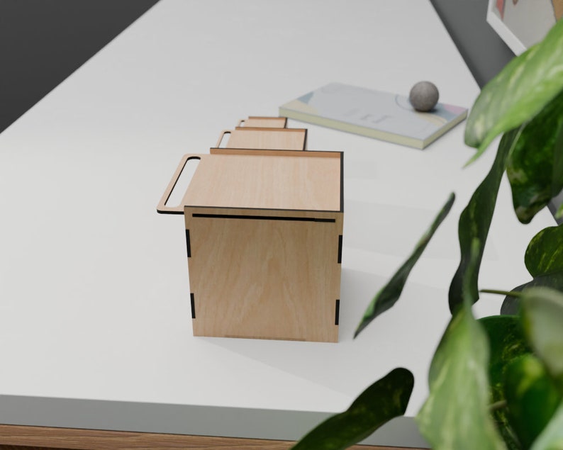 Laser Cut Box With Sliding Lid Bundle 3 Sizes for 3mm Small Storage Box ...