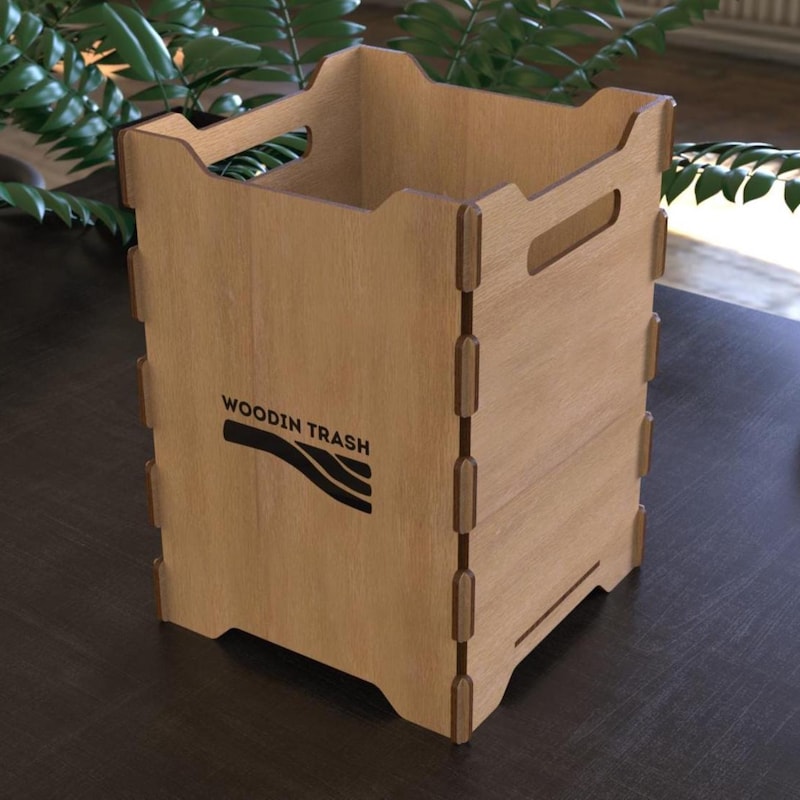 Laser File Trash Can - Etsy