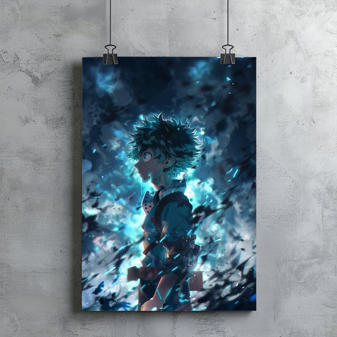 Blue Energy Anime, Digital, Artwork, Manga, Fanart, Fantasy, Otaku ...