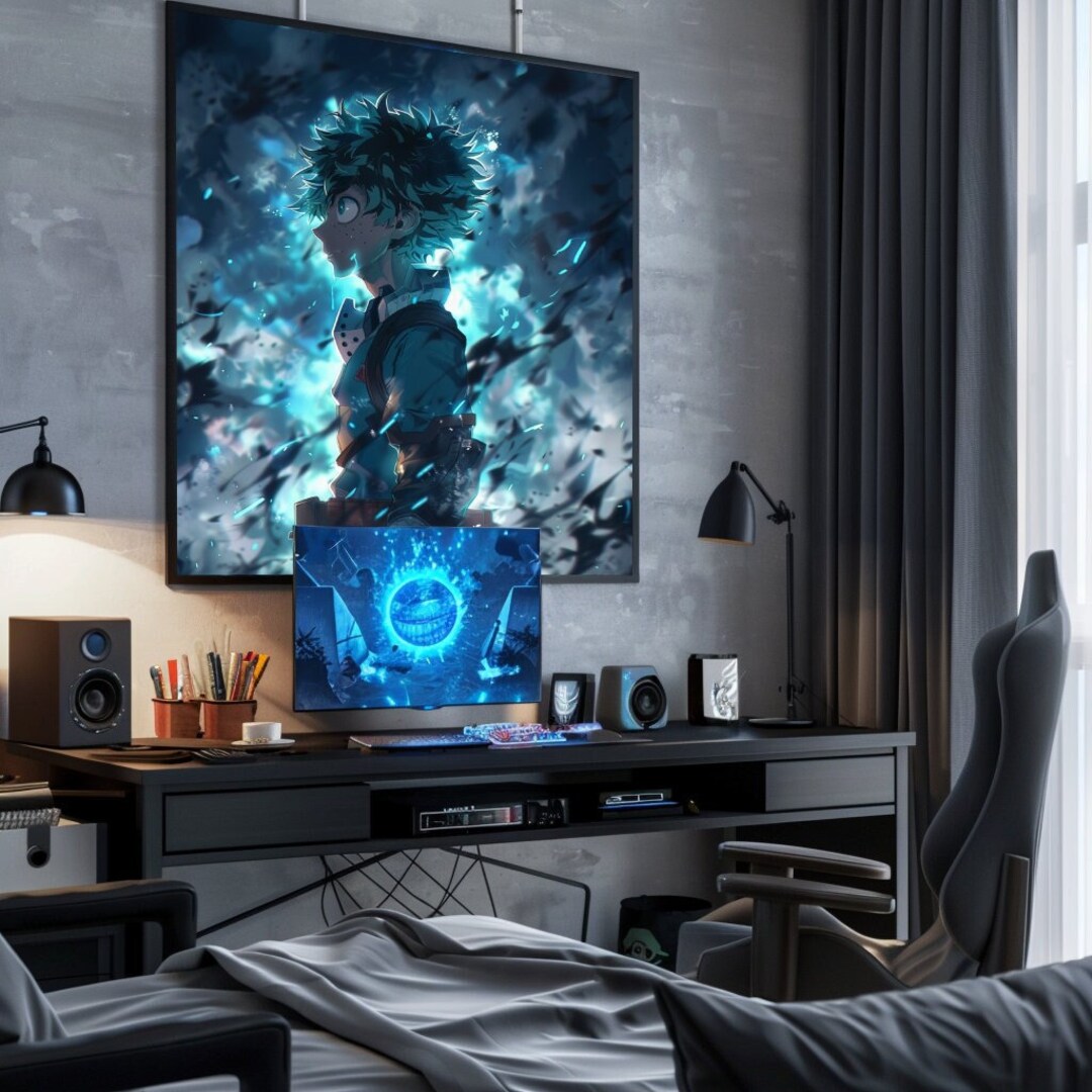 Blue Energy Anime, Digital, Artwork, Manga, Fanart, Fantasy, Otaku ...