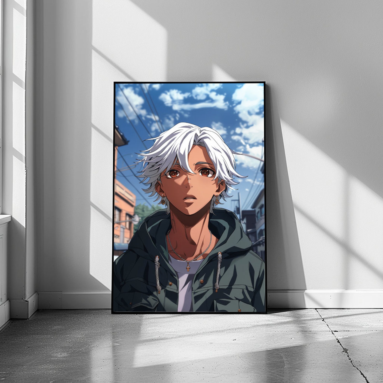 White Anime, Digital, Artwork, Manga, Fanart, Fantasy, Otaku, Virtual ...