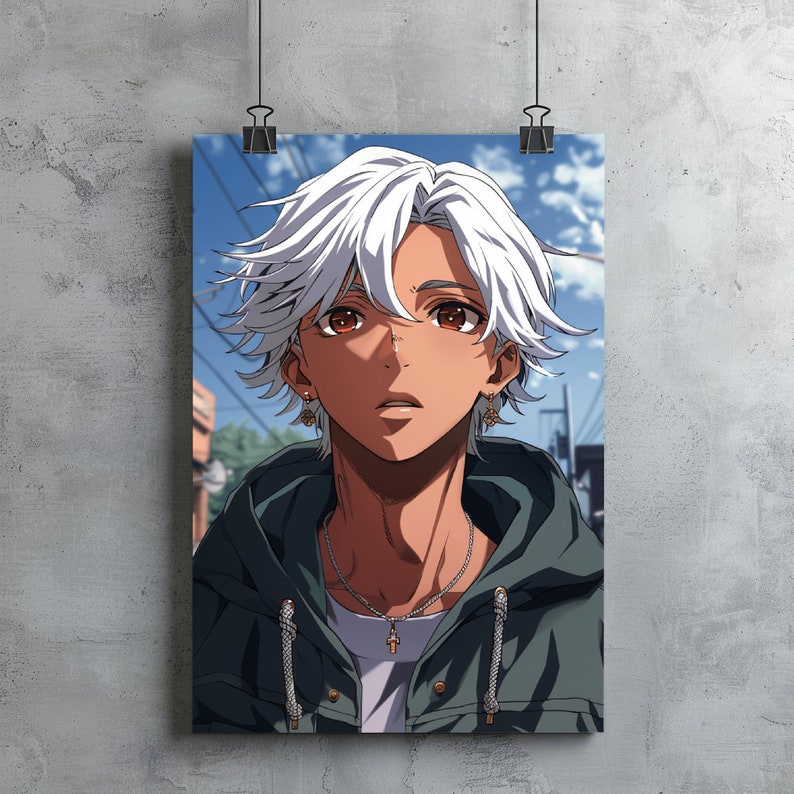 White Anime, Digital, Artwork, Manga, Fanart, Fantasy, Otaku, Virtual ...