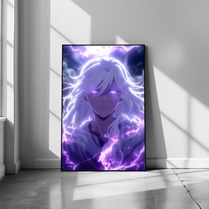 Purple God Anime, Digital, Artwork, Manga, Fanart, Fantasy, Otaku ...