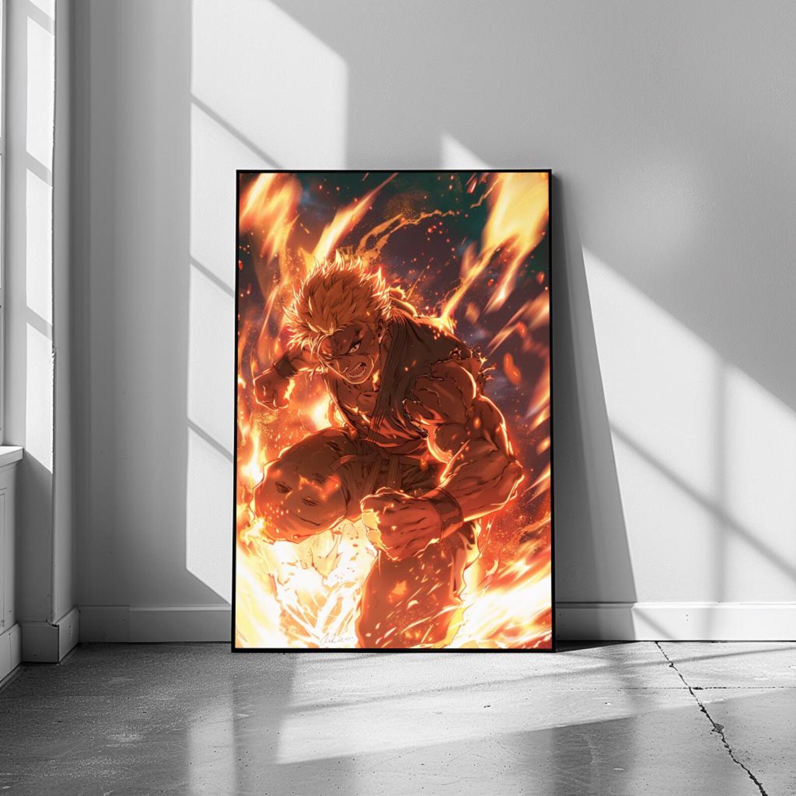 Fire Fighter Anime, Digital, Artwork, Manga, Fanart, Fantasy, Otaku ...
