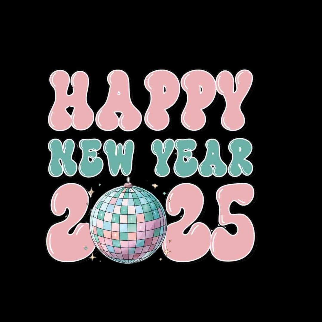 Happy New Years 2025 Png - Etsy