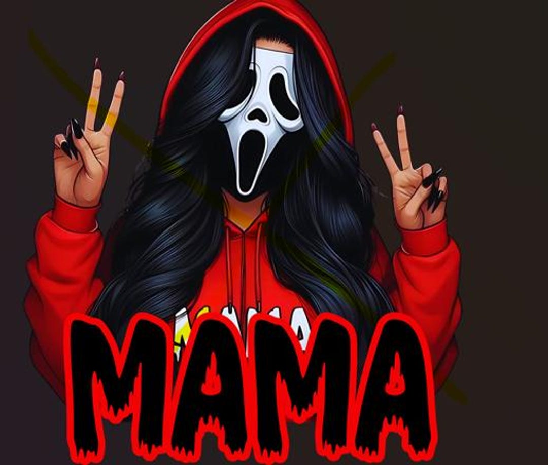 MAMA SCREAM HALLOWEEN Png - Etsy UK
