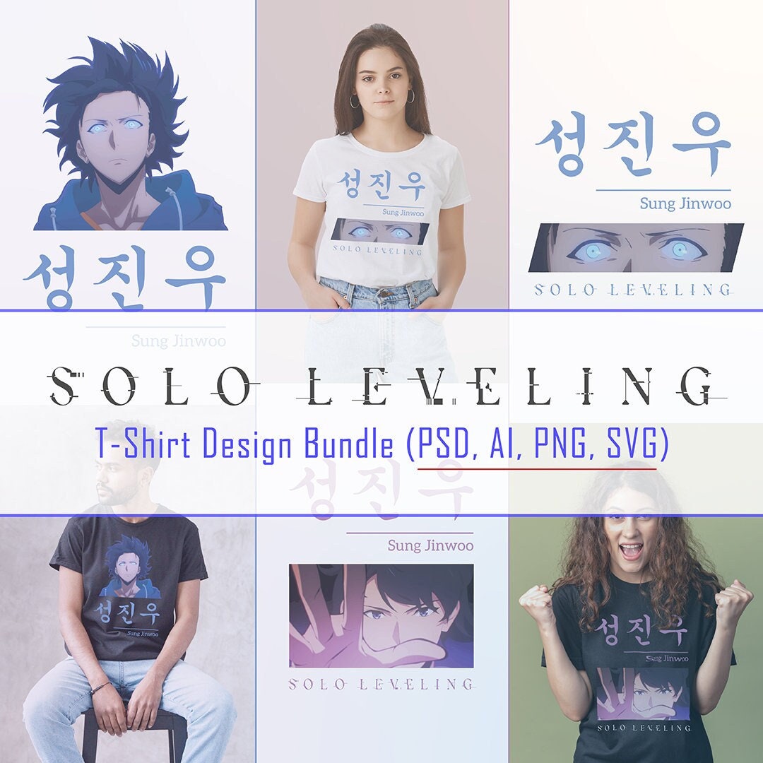 Solo Leveling T-shirt Vector Design - Etsy