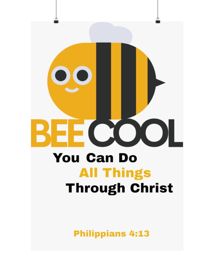 Inspirational Philippians 4:13 Poster - Etsy