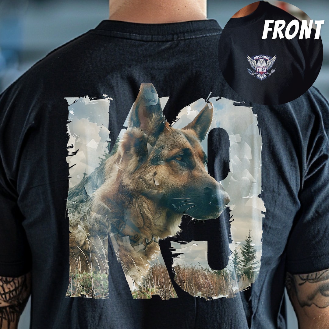 K9 Tshirt, Respond First K9 Handler Tshirt, Police K9 Shirt, Deputy K9 ...