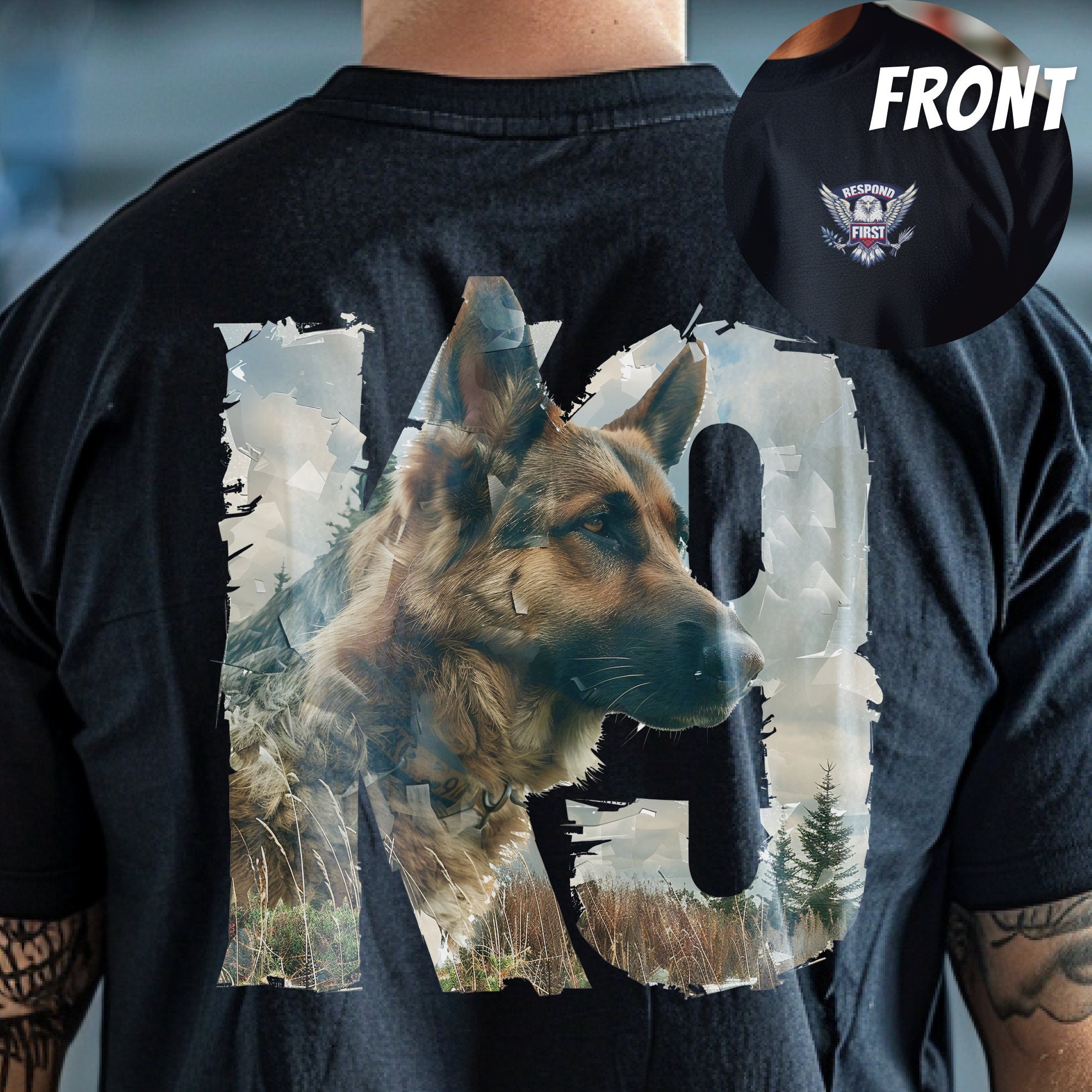 K9 Tshirt, Respond First K9 Handler Tshirt, Police K9 Shirt, Deputy K9 ...
