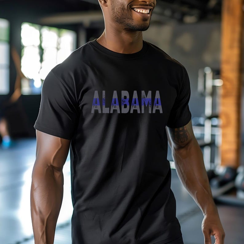 Alabama Thin Blue Line Shirt, Back the Blue, Law Enforcement Support ...