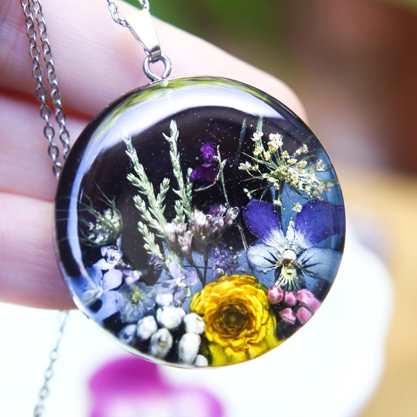 Botanical Necklace - Etsy