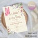 Whimsical Bug-themed Baby Shower Invitation – Digital Download ...