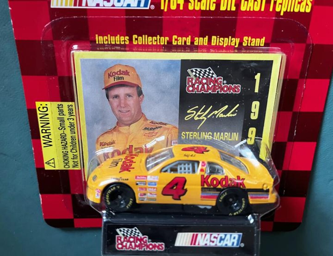 1997 Sterling Marlin NASCAR #4 Kodak1/64 Die Cast by Racing Champions ...