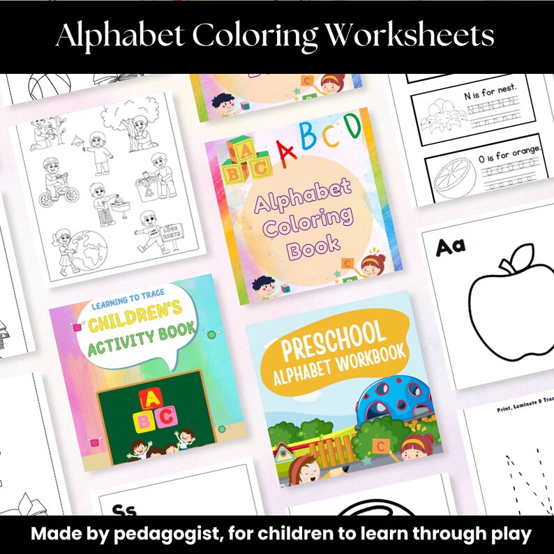 Preschool Kindergarten Learning Bundle +650 Pages Printable Activity ...