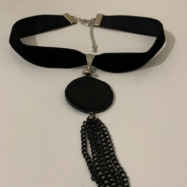 Black Velvet Necklaces - Etsy