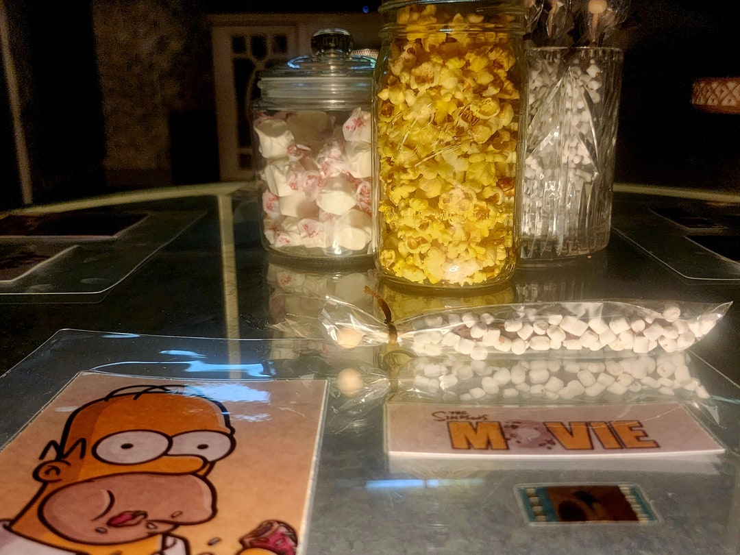 The Simpsons REAL FILM Display Placemat, the Simpsons Birthday Party ...