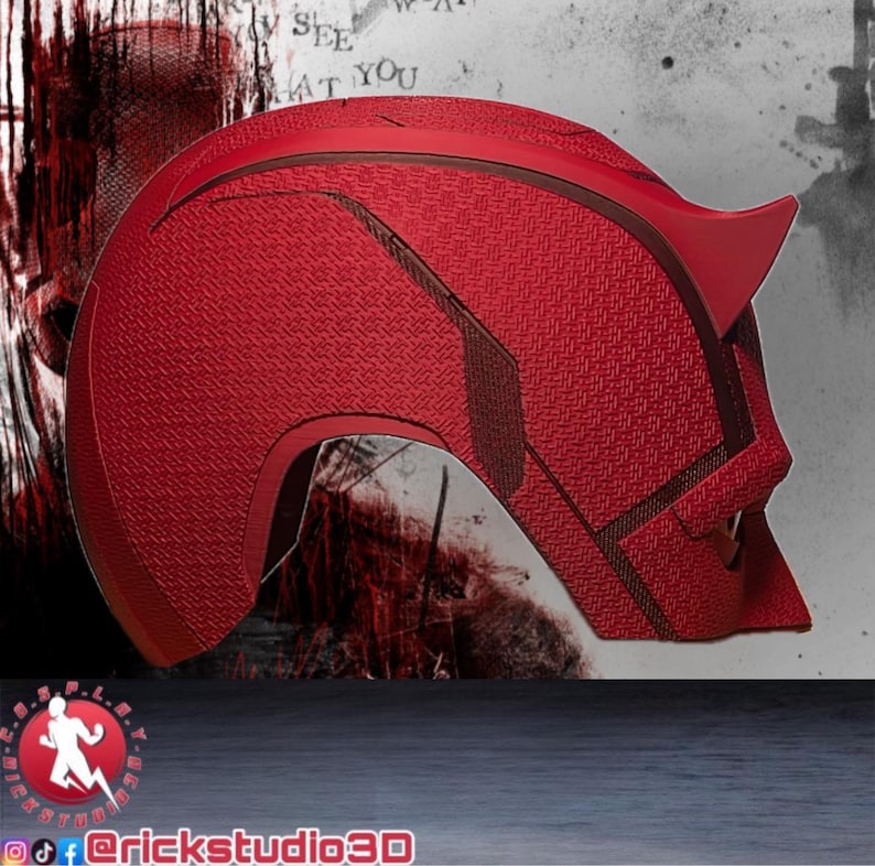 Daredevil Born Again Helmet, 3D Print File STL (digital Download) - Etsy