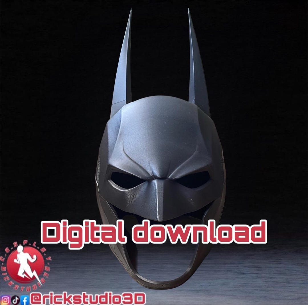 Batman Arkham Knight Helmet 3D Printable Model STL Print File - Etsy
