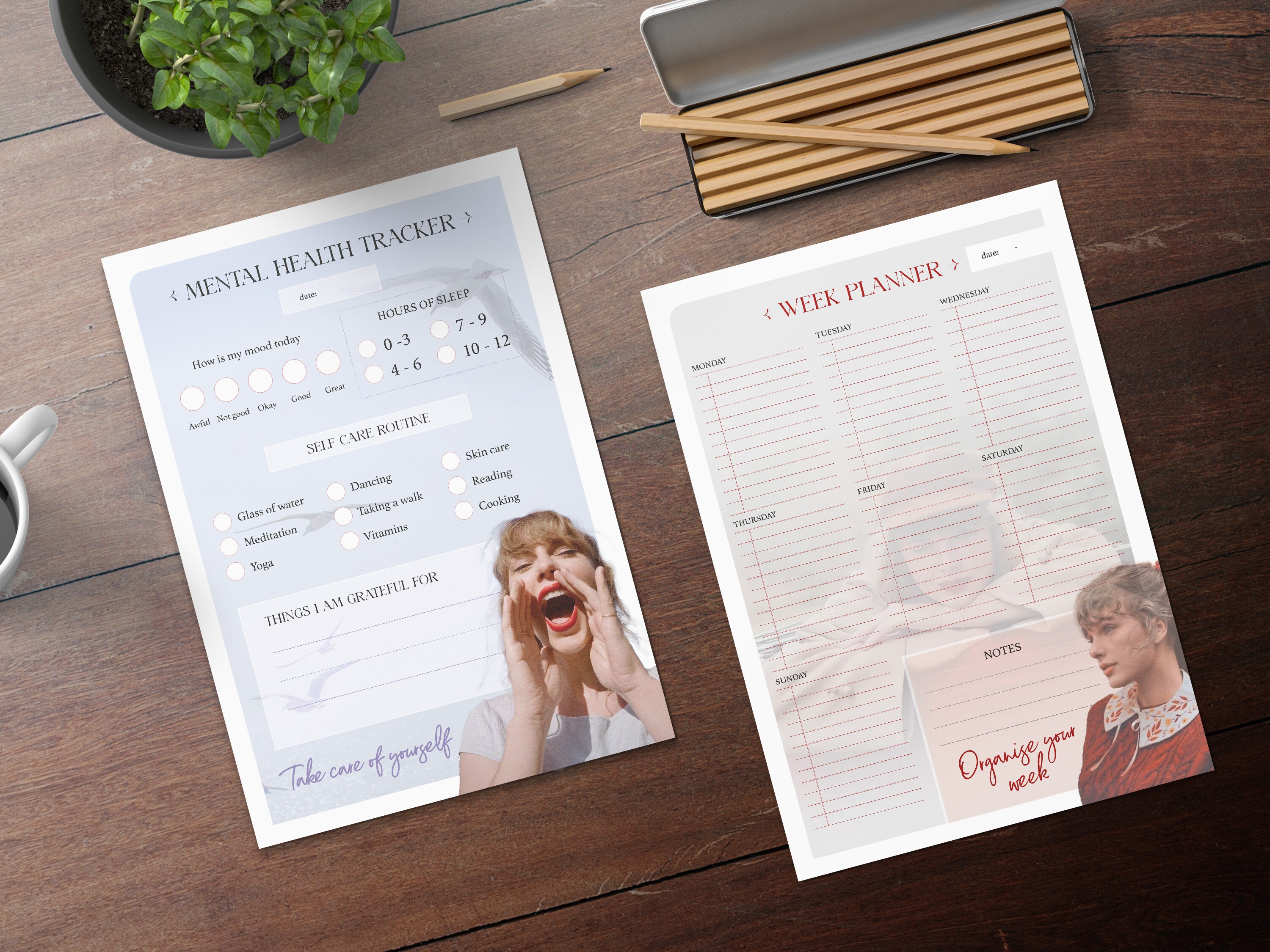 Taylor Swift Printable Planners - Etsy