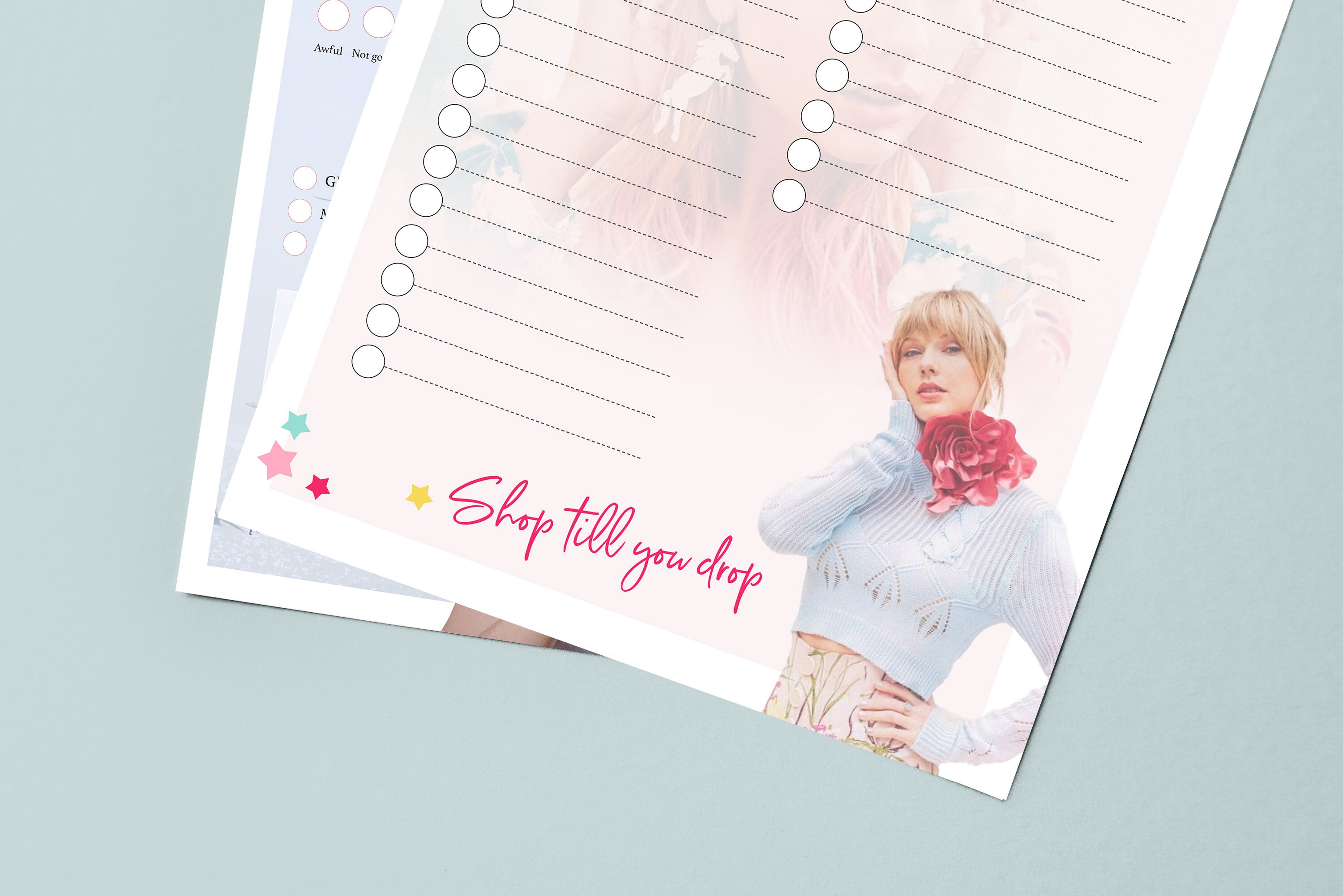 Taylor Swift Printable Planners - Etsy