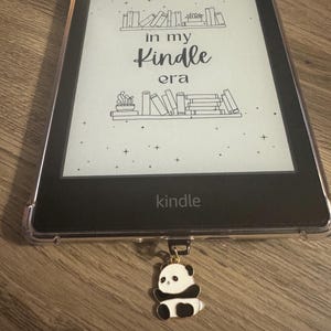 Cute Panda USB C Dust Plug Charms | Kindle Charms | Booktok | Book ...
