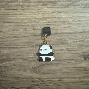 Cute Panda USB C Dust Plug Charms | Kindle Charms | Booktok | Book ...