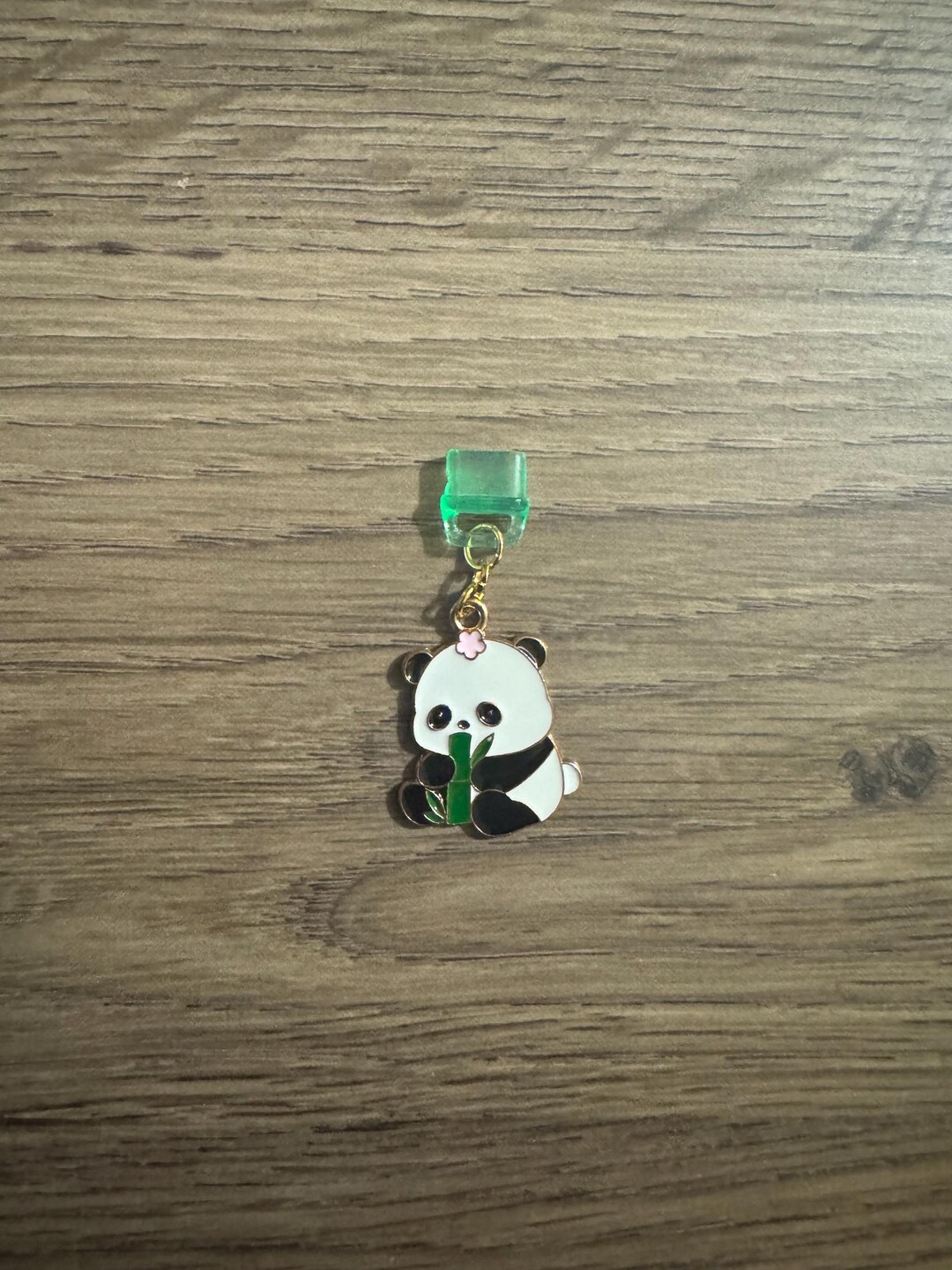 Panda Eating Bamboo USB C Dust Plug Charms | Kindle Charms | Booktok ...