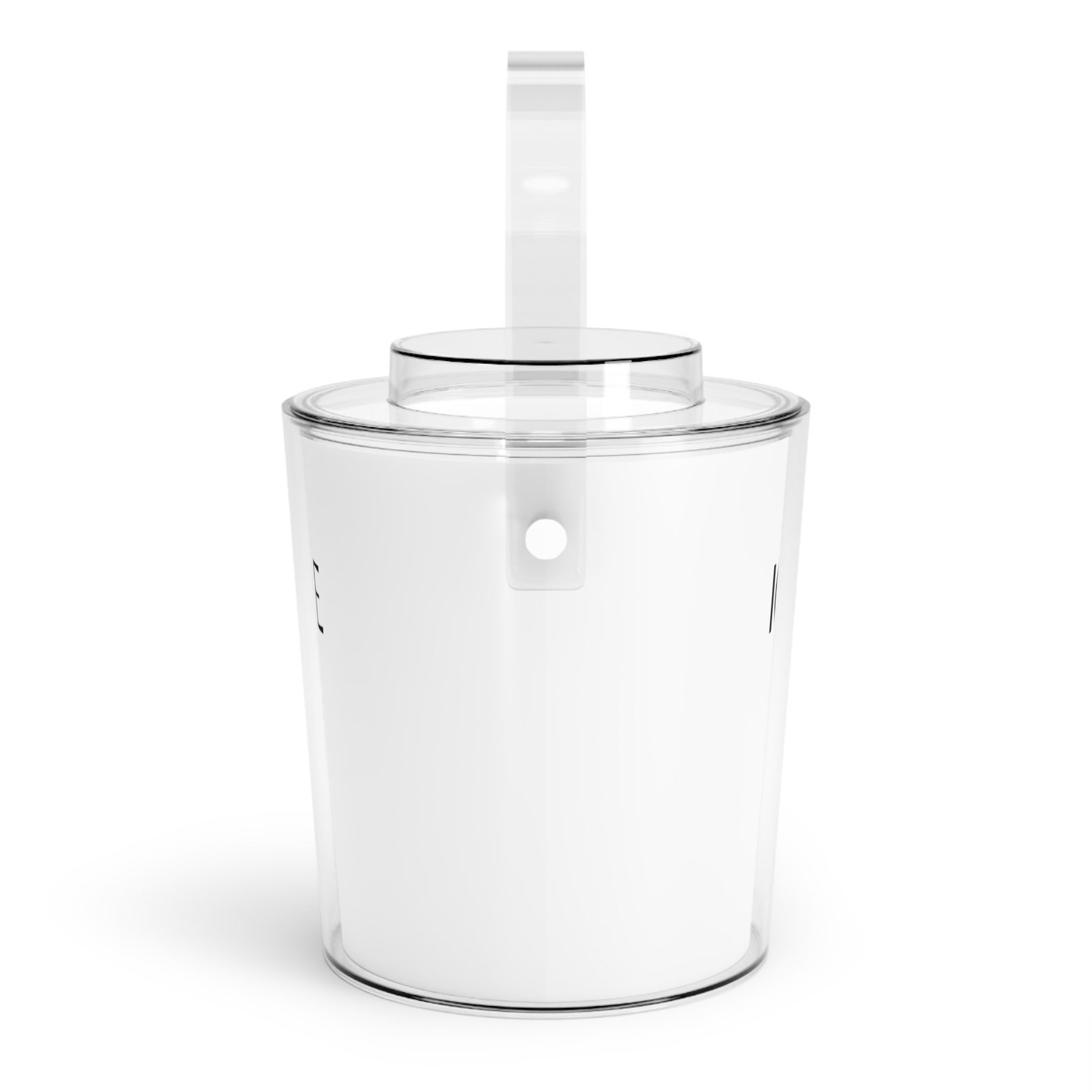 Modern Ice Bucket | Sleek Acrylic Lucite | 3 Qt Capacity - Etsy