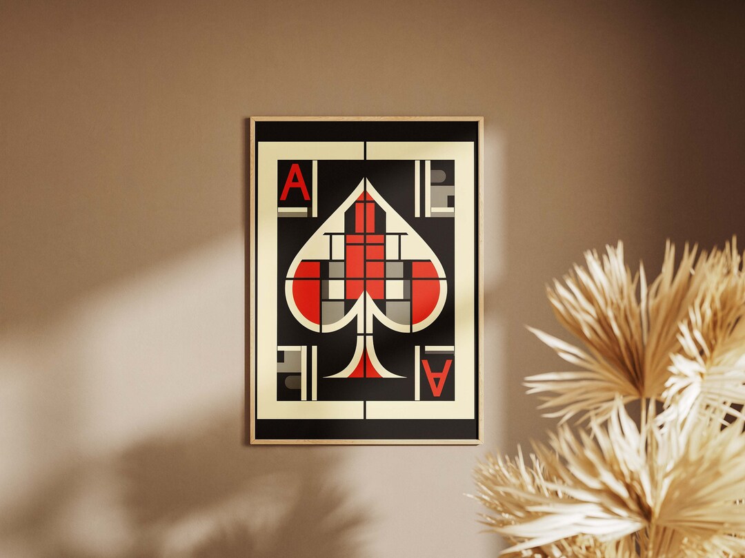 Ace of Spades Digital Art, Abstract Ace of Spades, Abstract Art ...