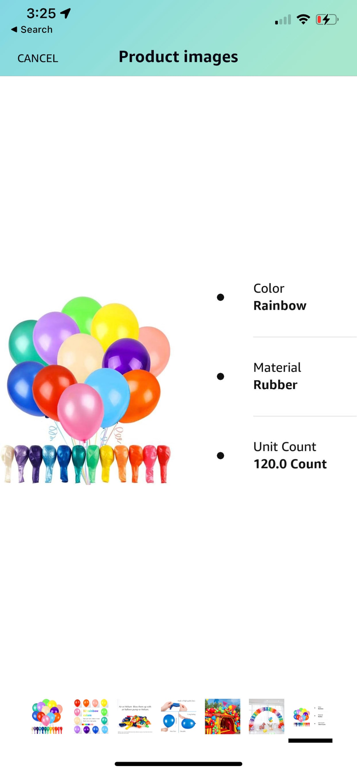 120 Balloons Assorted Color 12 Inches Rainbow Latex Balloons, 12 Bright ...