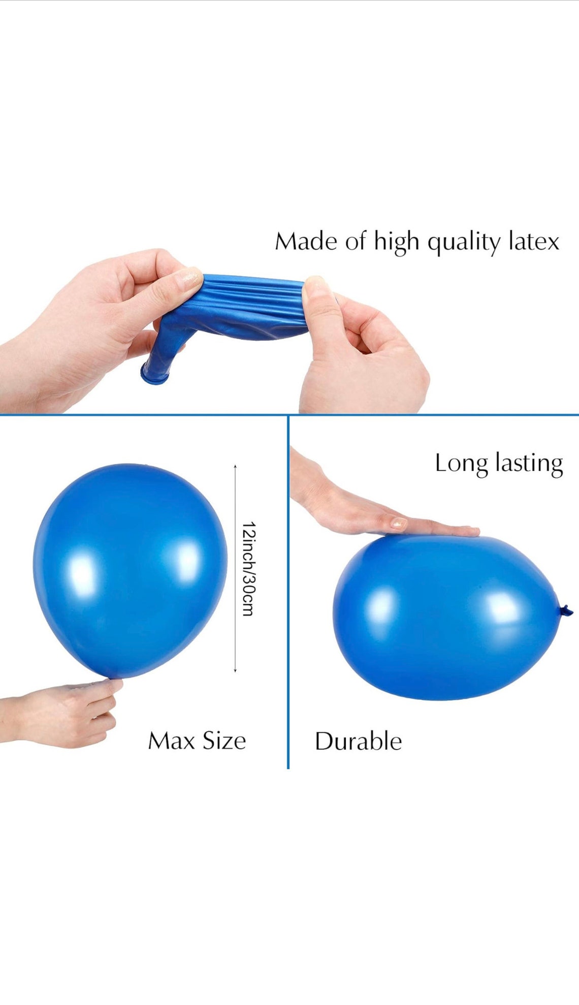 120 Balloons Assorted Color 12 Inches Rainbow Latex Balloons, 12 Bright ...