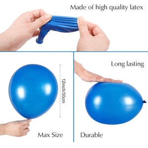 120 Balloons Assorted Color 12 Inches Rainbow Latex Balloons, 12 Bright ...