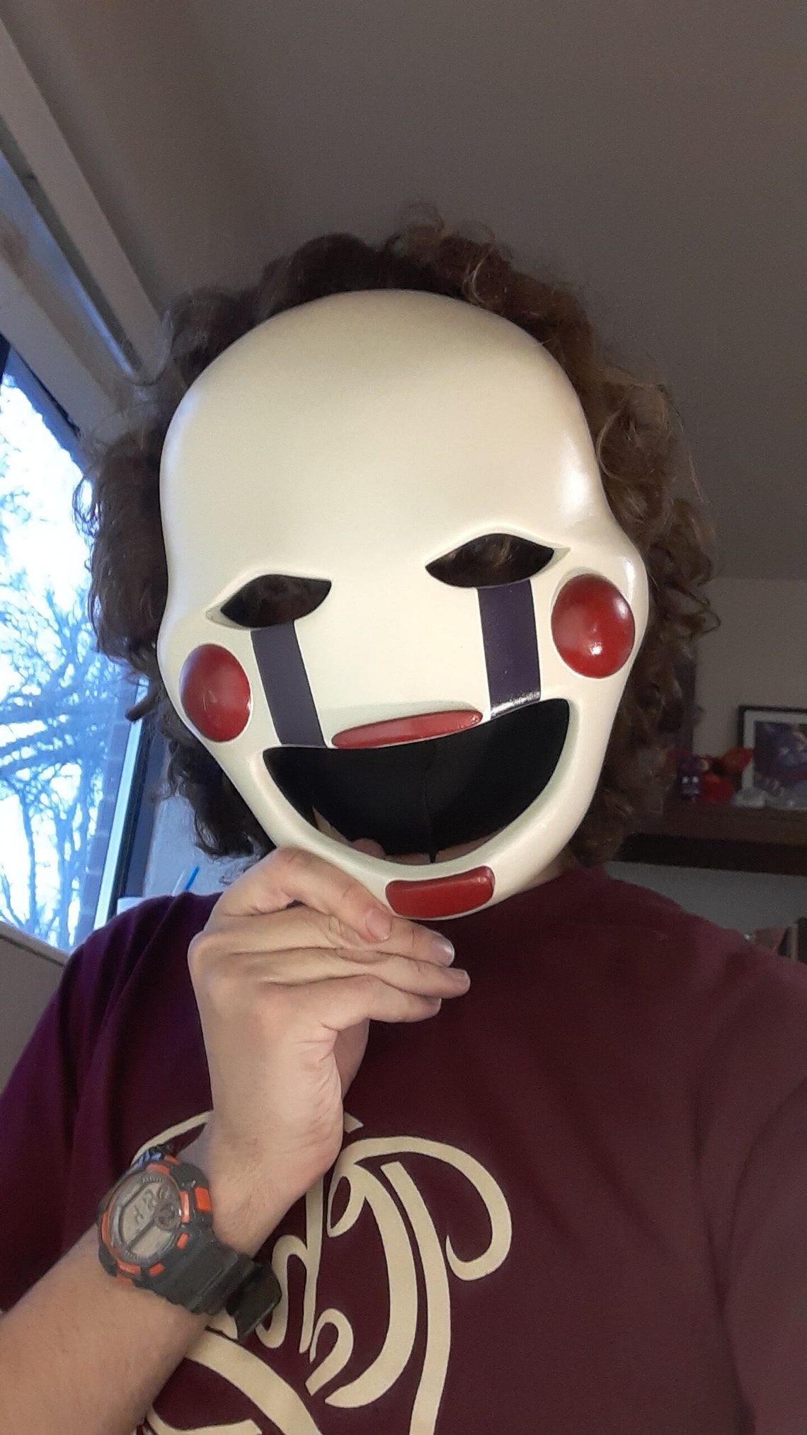 3D Printed Fnaf Puppet Mask Prop - Etsy
