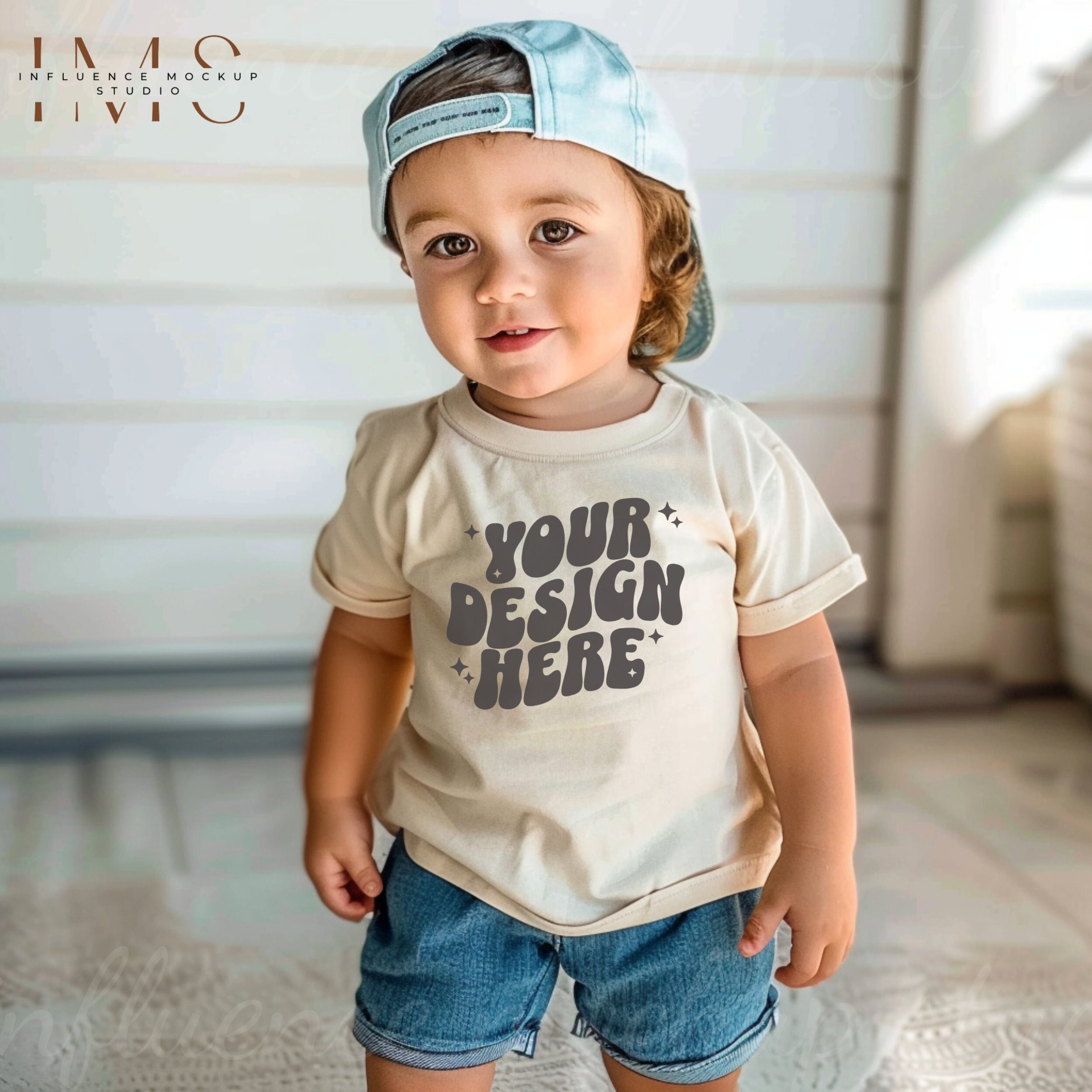 Bella Canvas 3001T Natural, Kids Bella Mockup T-shirt, Toddler Boy ...
