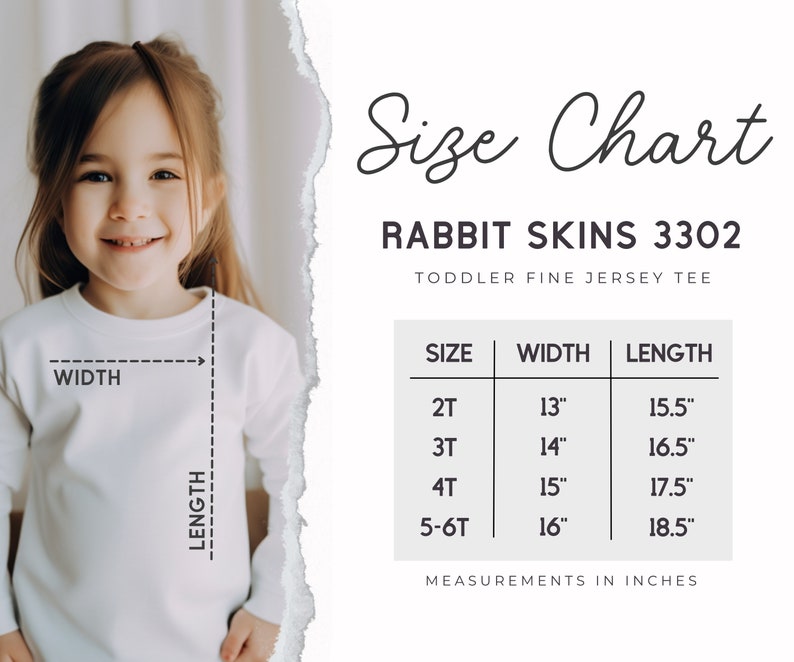 Kids Size Chart Mockup Bundle, 18500B Size Chart, Bella Canvas 3001Y ...