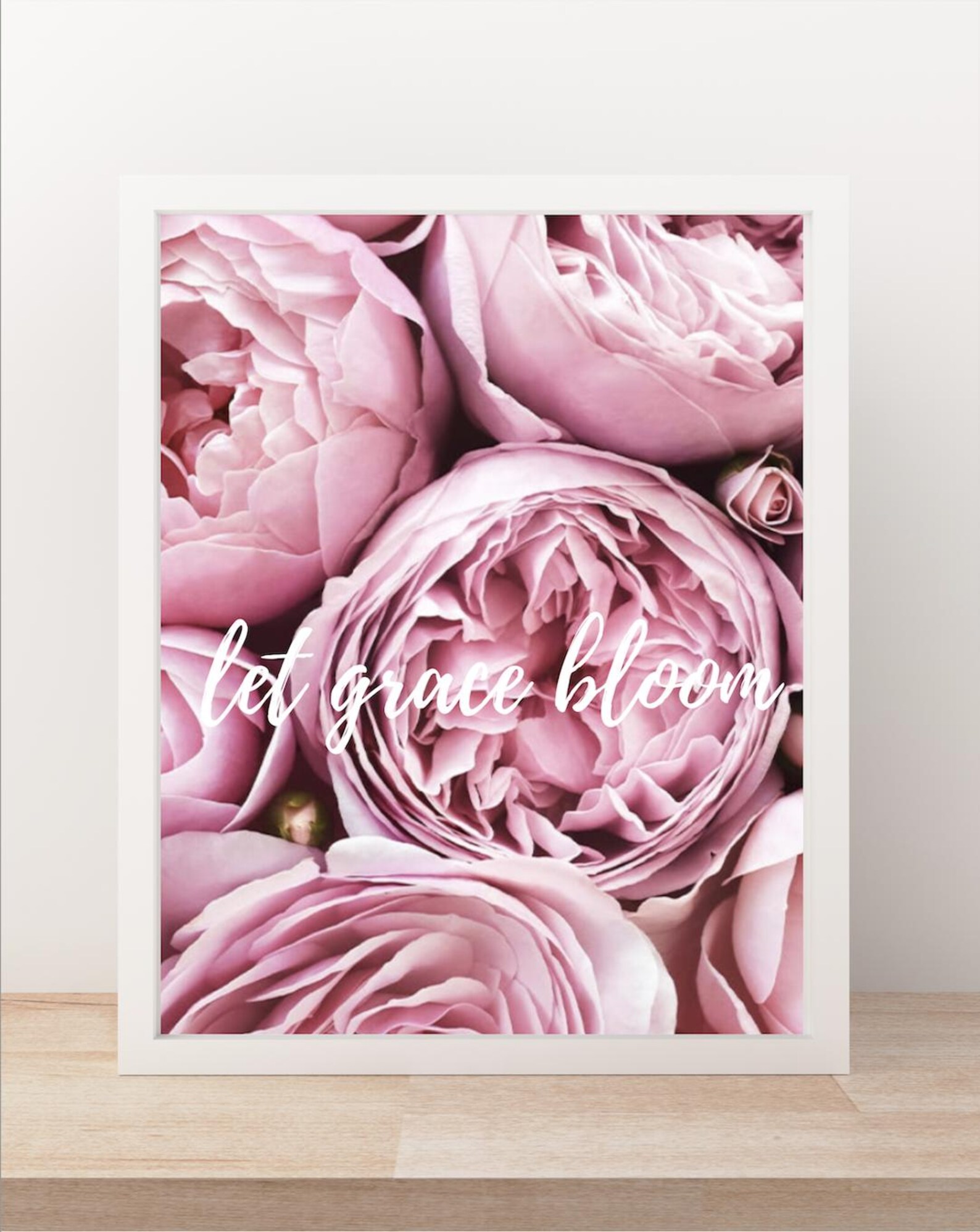 Let Grace Bloom-floral Digital Download - Etsy