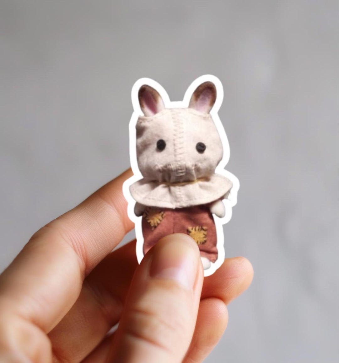 Calico Critters Stickers Animal Sticker Vinyl Calico Critters Water ...