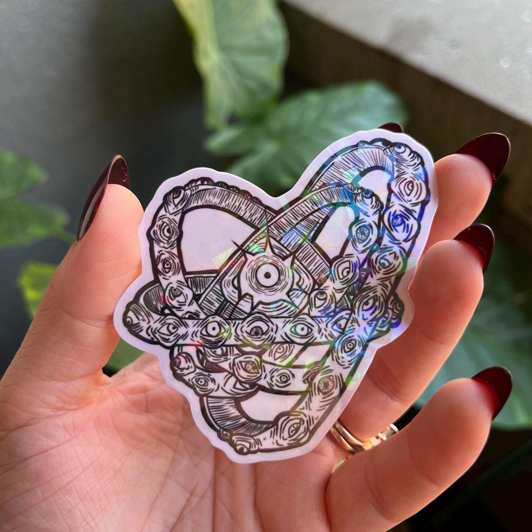 Biblically Accurate Angel Vinyl Sticker - Etsy